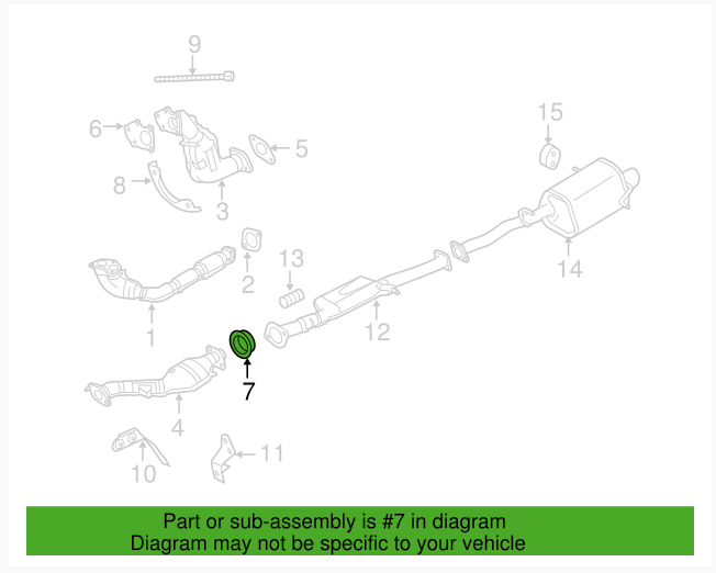 Subaru OEM Donut gasket – XIIIMOTORSPORTS